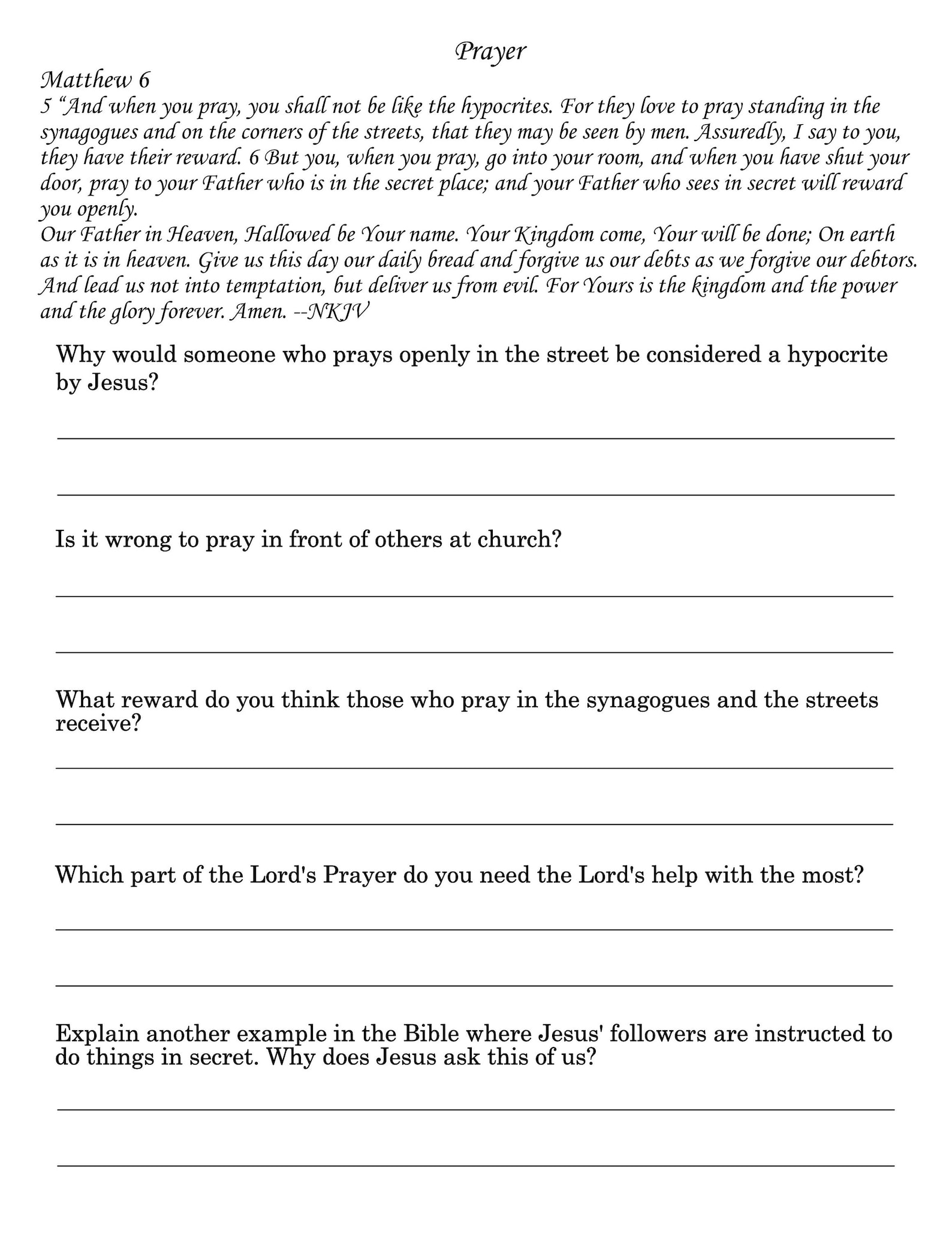 Bible Study Questions Bible Study Worksheets Book of - Etsy