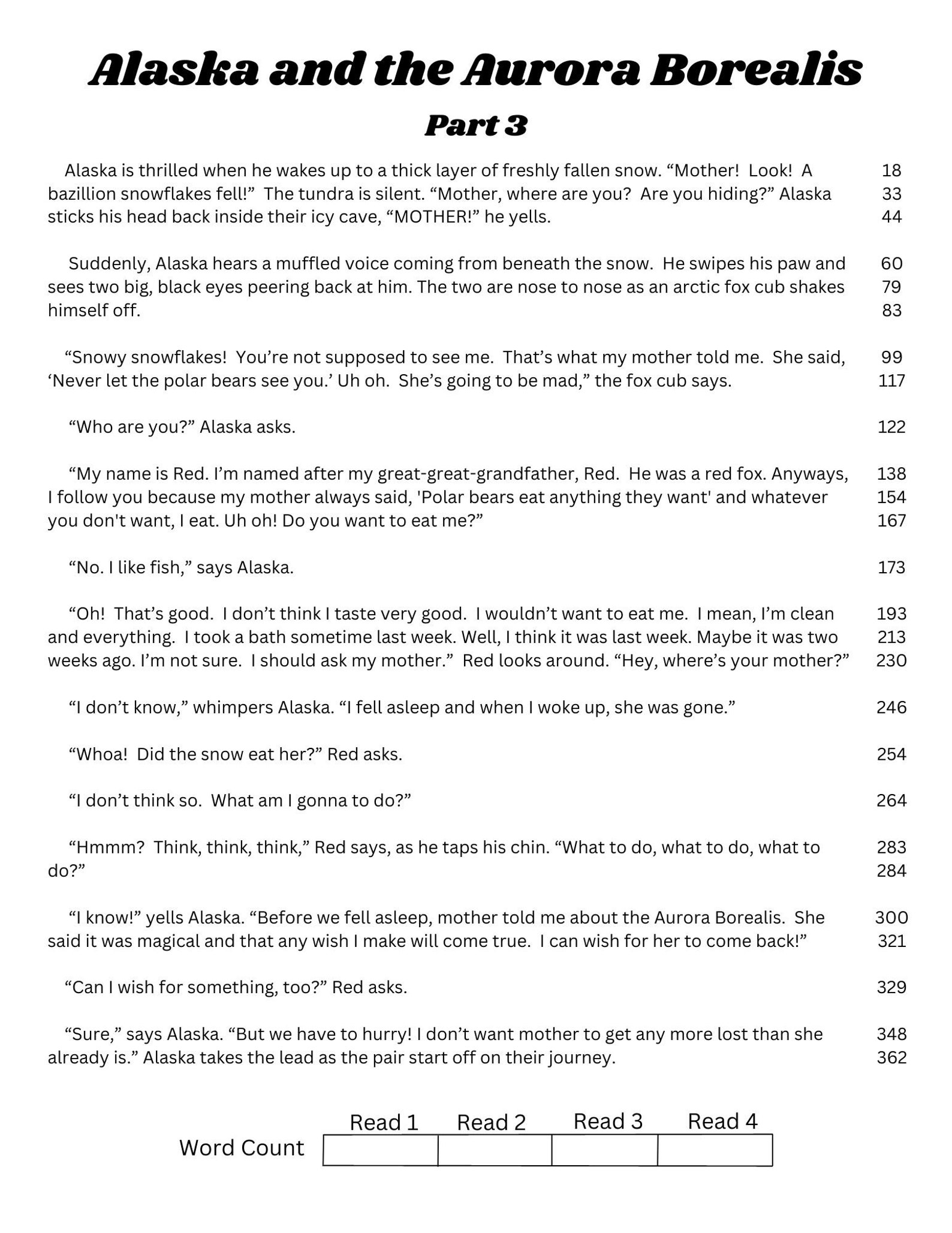 1st Through 4th Grade Reading Fluency and Comprehension Worksheets - Etsy