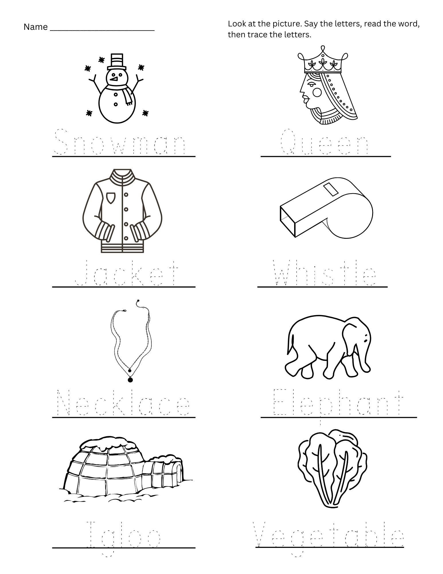 Trace the Letters-writing-spelling-printable Worksheets, A-Z, Capital ...
