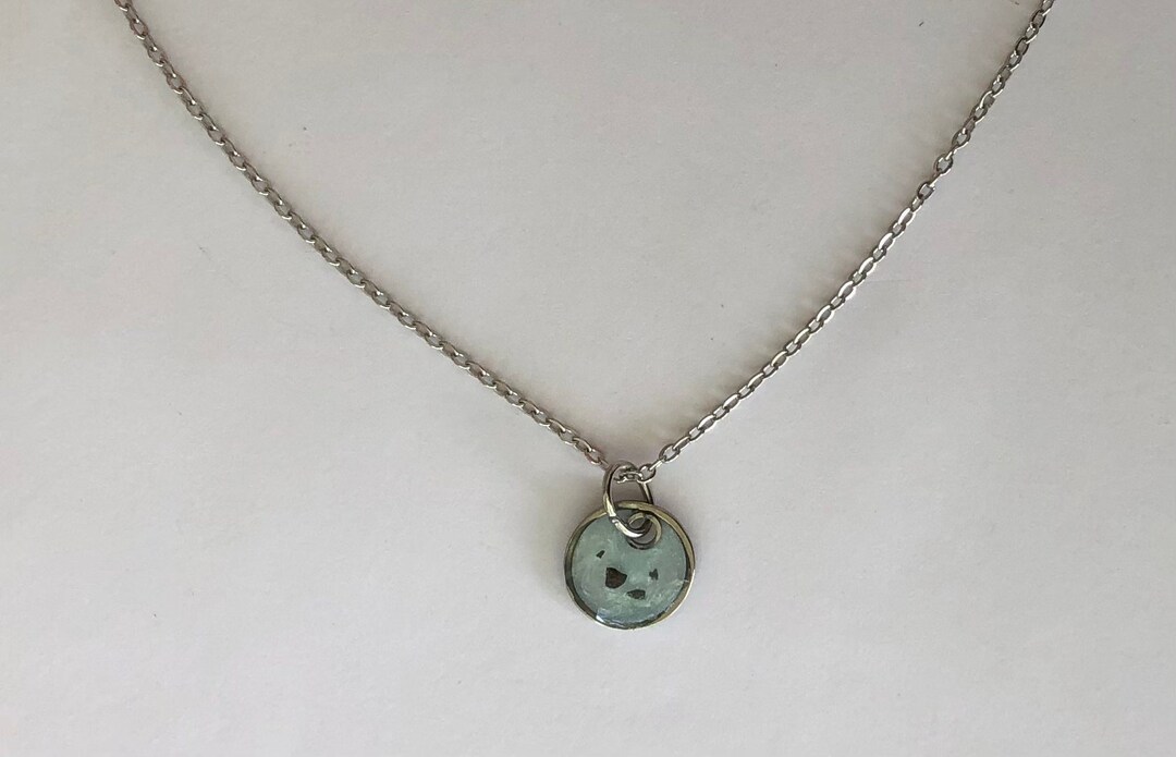 Real Lunar Meteorite Pieces in Resin, Blue "full Moon" Design, 16 Inch ...