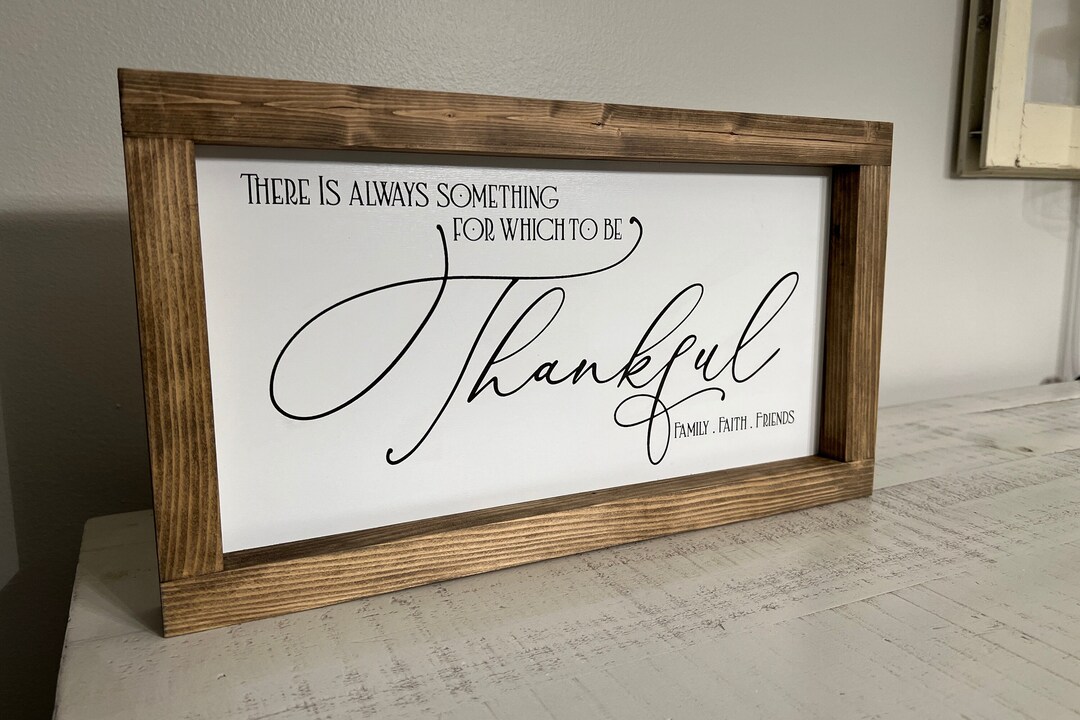 THANKFUL Home Sign - Etsy