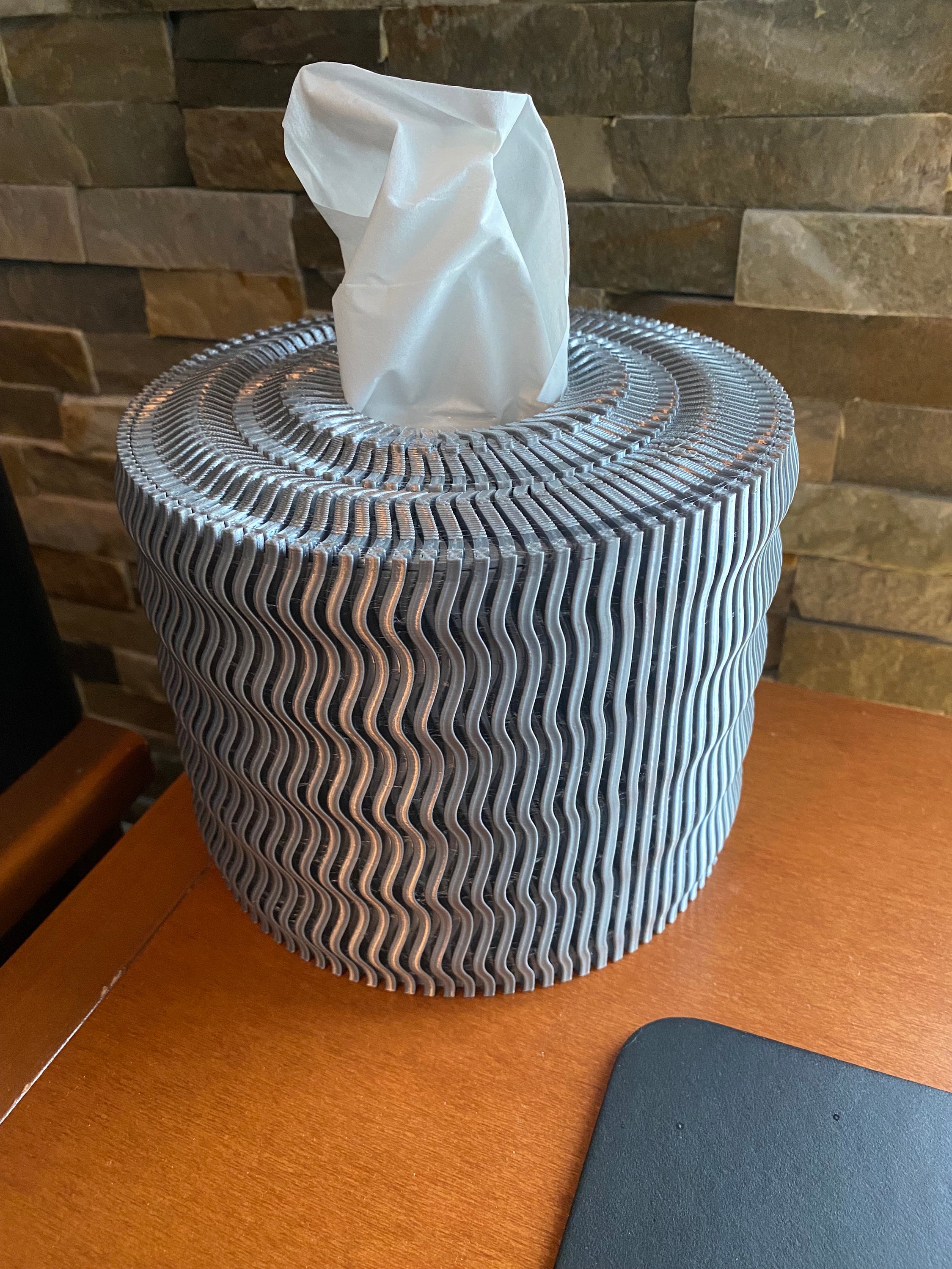 Circular Tissue Box Cover - Etsy