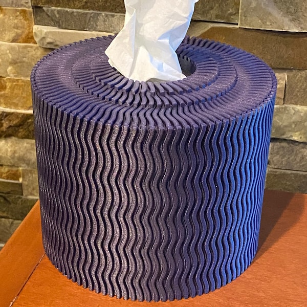 Tissue Box Round - Etsy