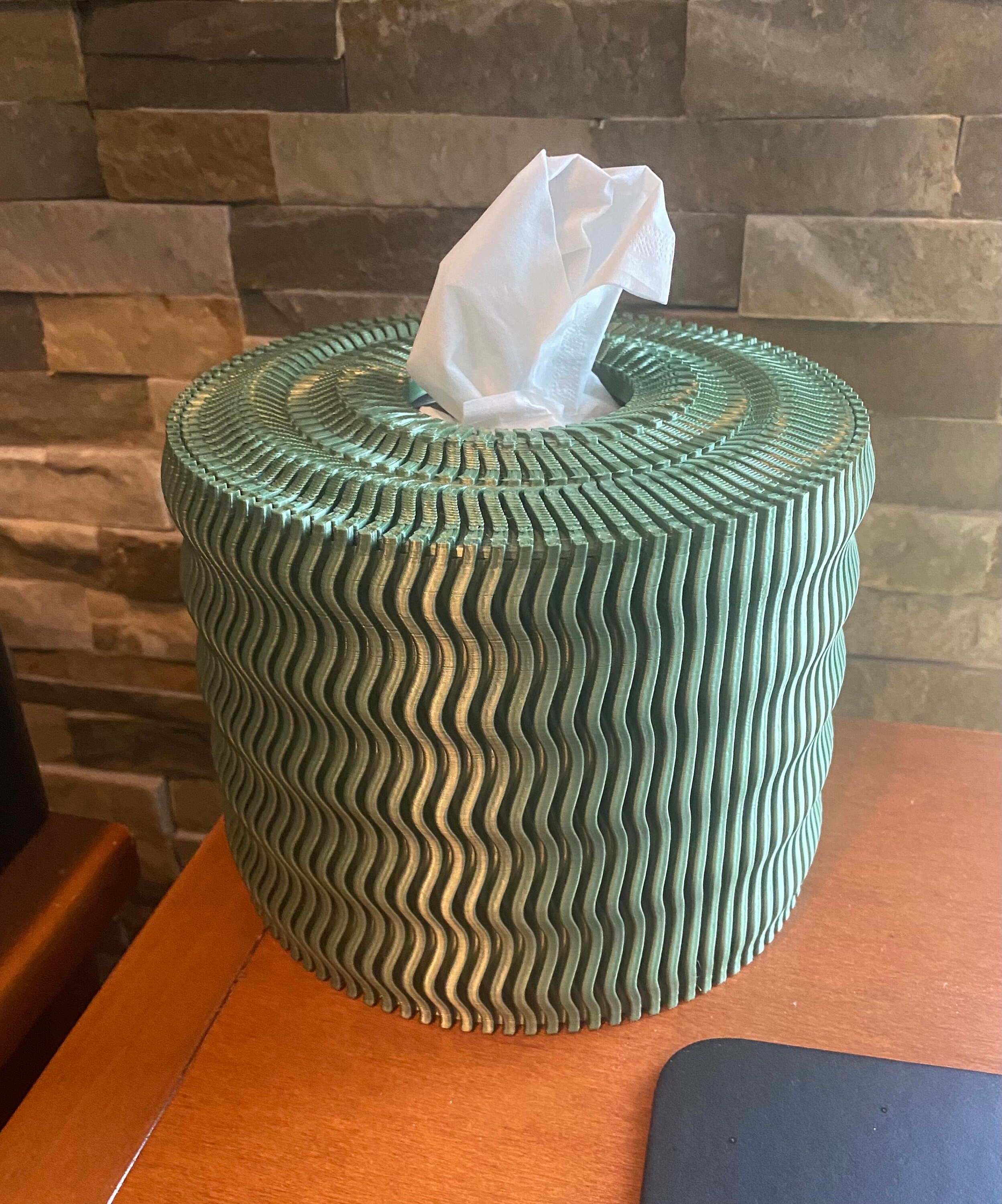 Circular Tissue Box Cover - Etsy