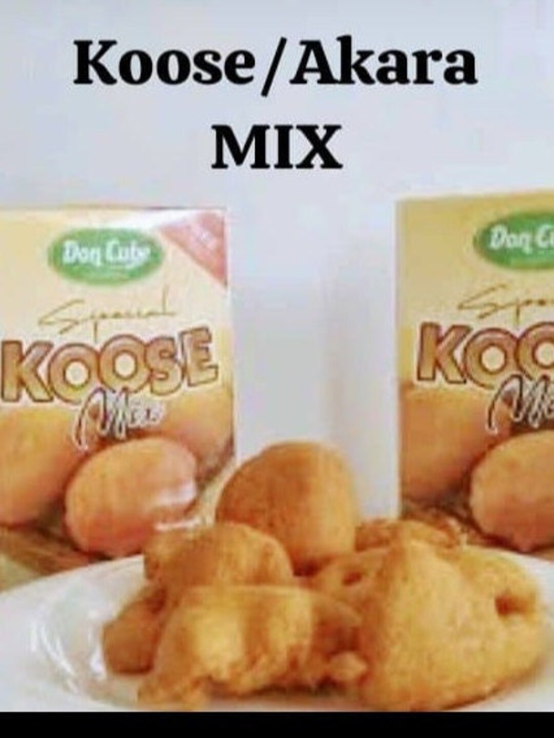 Don Cube Koose Mix, African Snacks, Koose Mix, Akara Mix, Koose/akara ...