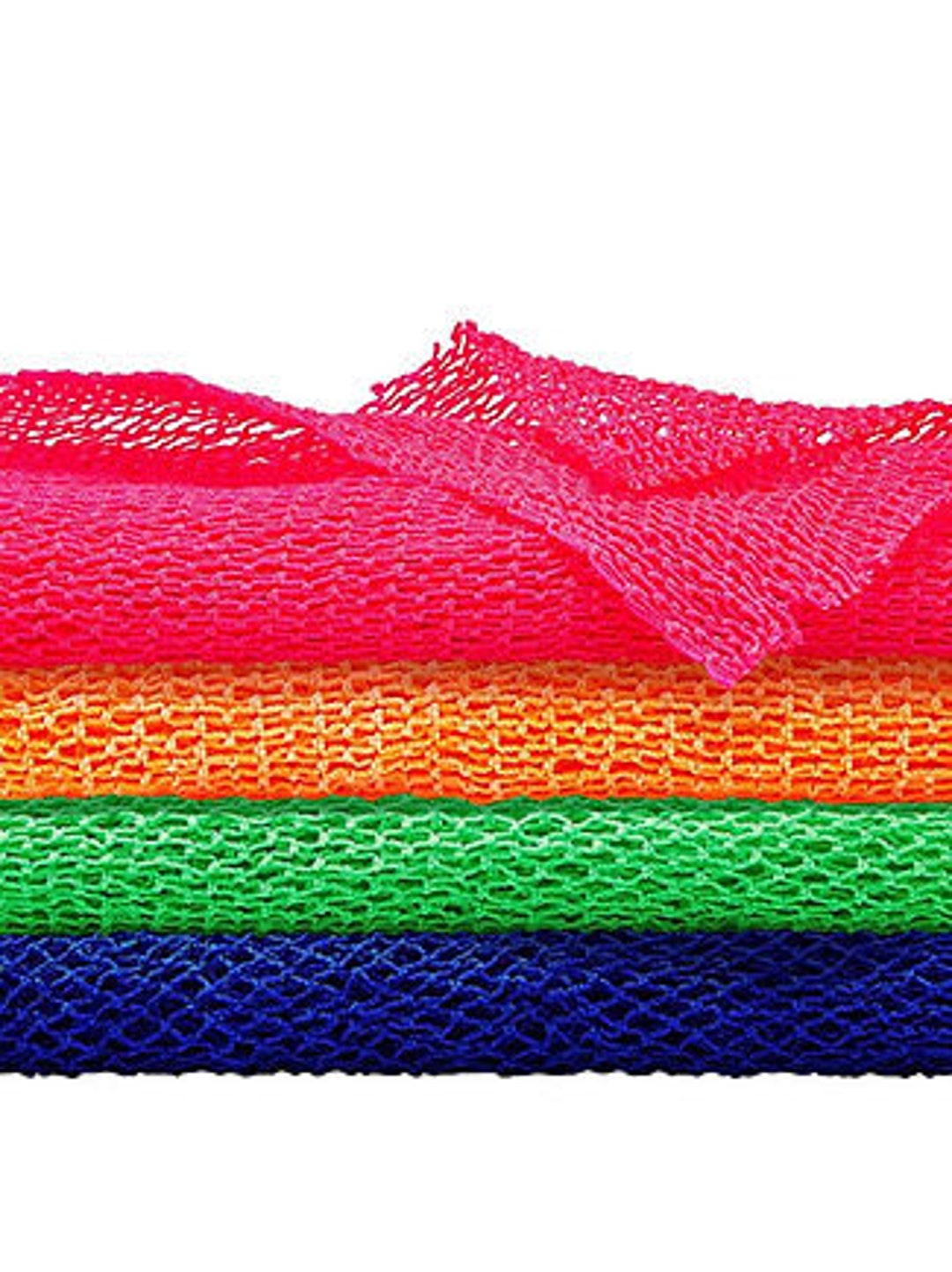 Ghana Mesh Washcloths, African Net Shower Sponge, Body Exfoliating ...