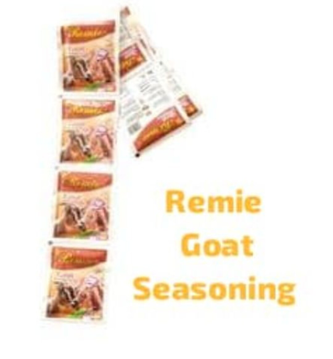 Remie Goat Seasoning Powder 10g strip of 10 Remie Goat Seasoning, Goat ...