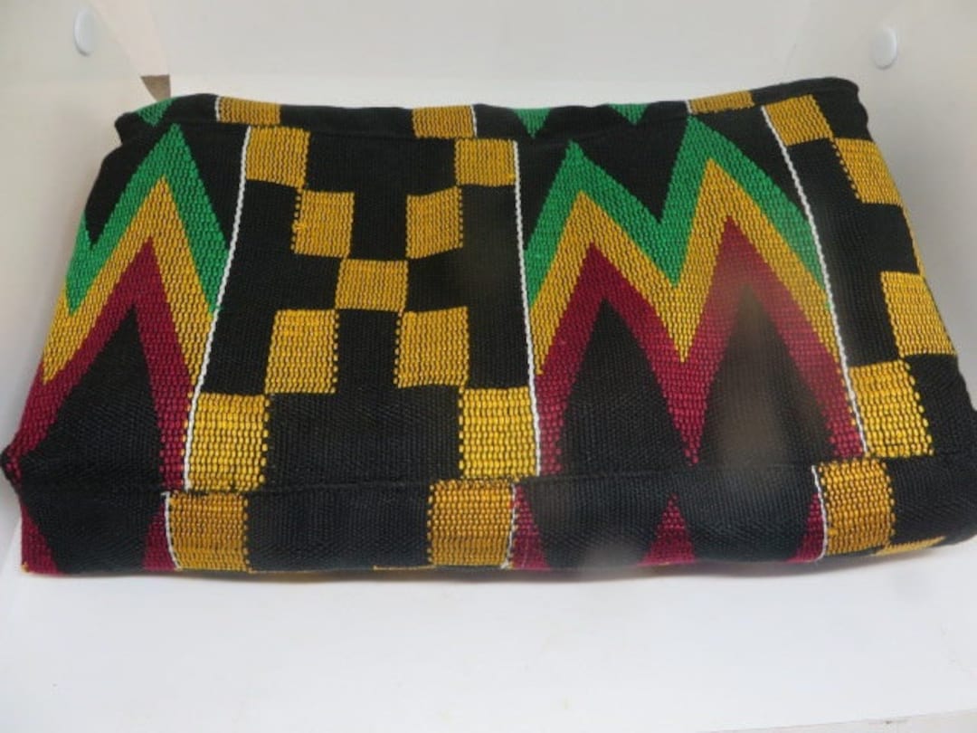 Authentic Ghanaian Kente Cloth Asante nkrumah-fathia Kente - Etsy UK