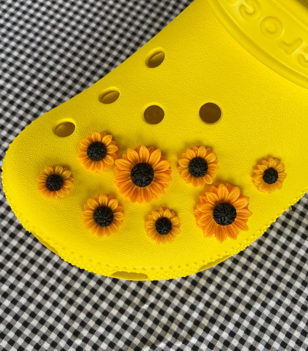 Sunflower Croc Shoe Charms - Etsy