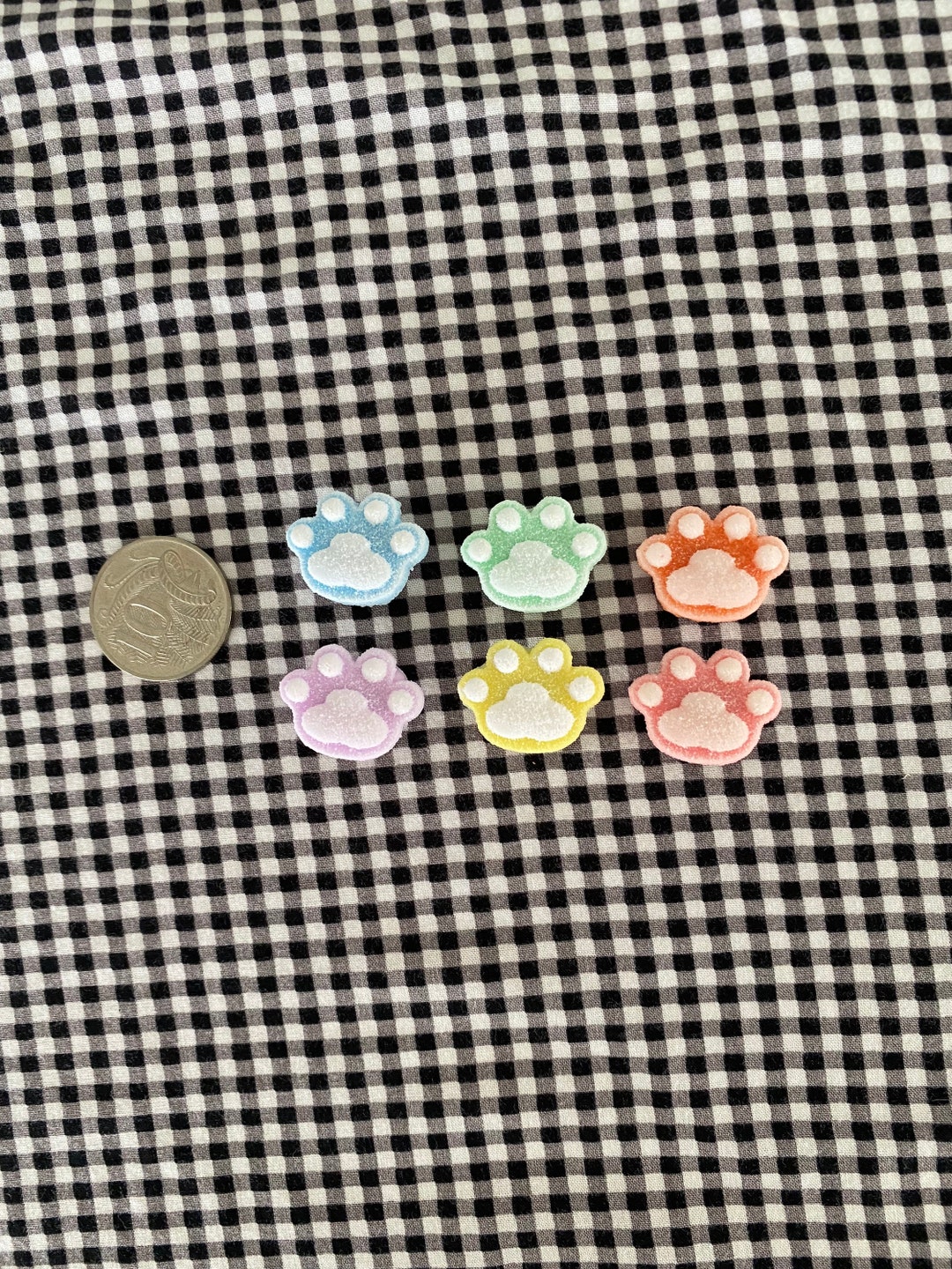 Croc Shoe Charms Pastel Animal Paw Prints - Etsy