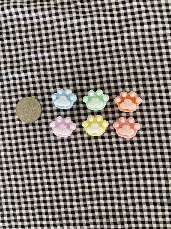 Croc Shoe Charms Pastel Animal Paw Prints - Etsy