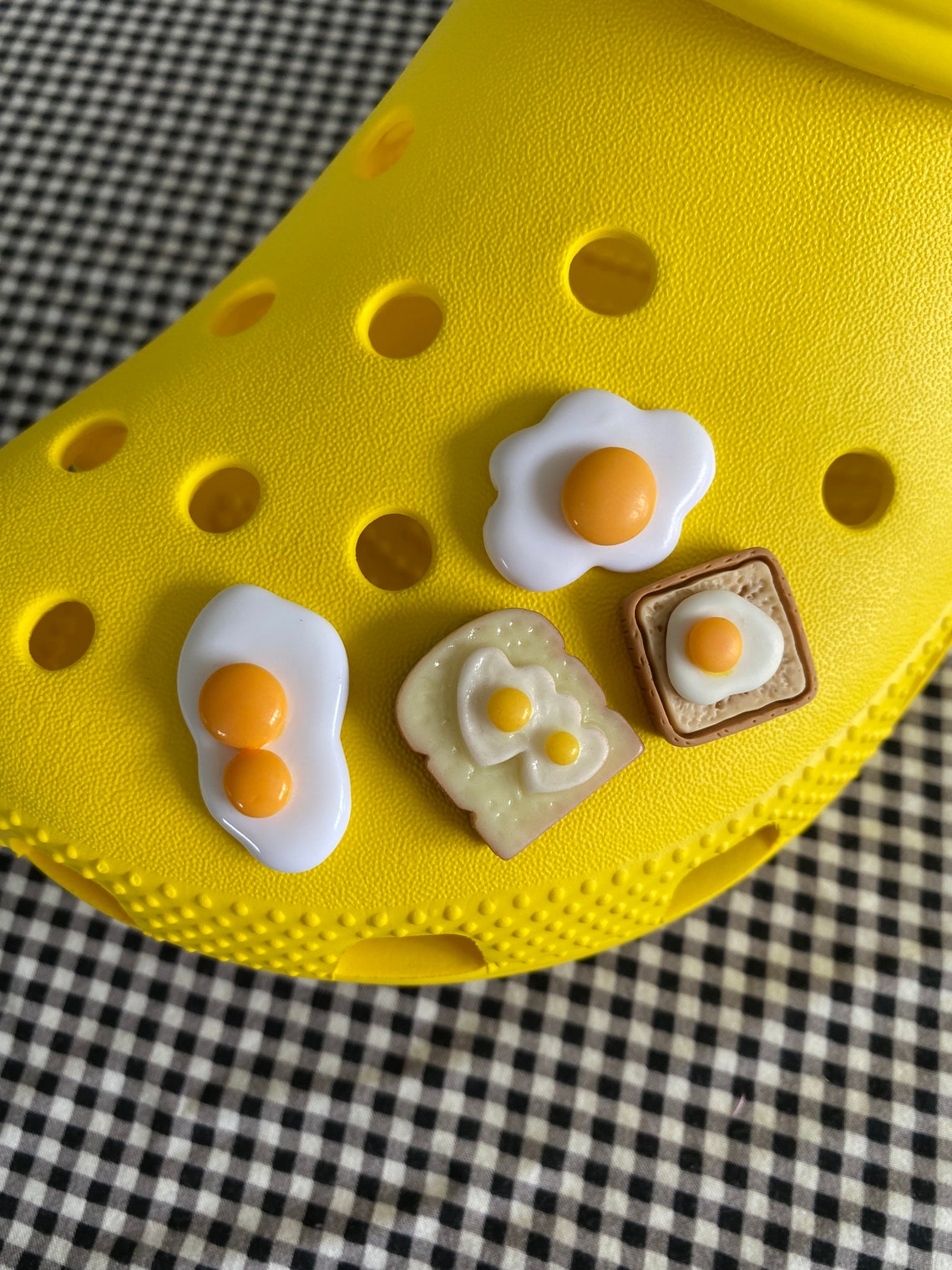 Croc Shoe Charms Eggs Eggs on Toast - Etsy