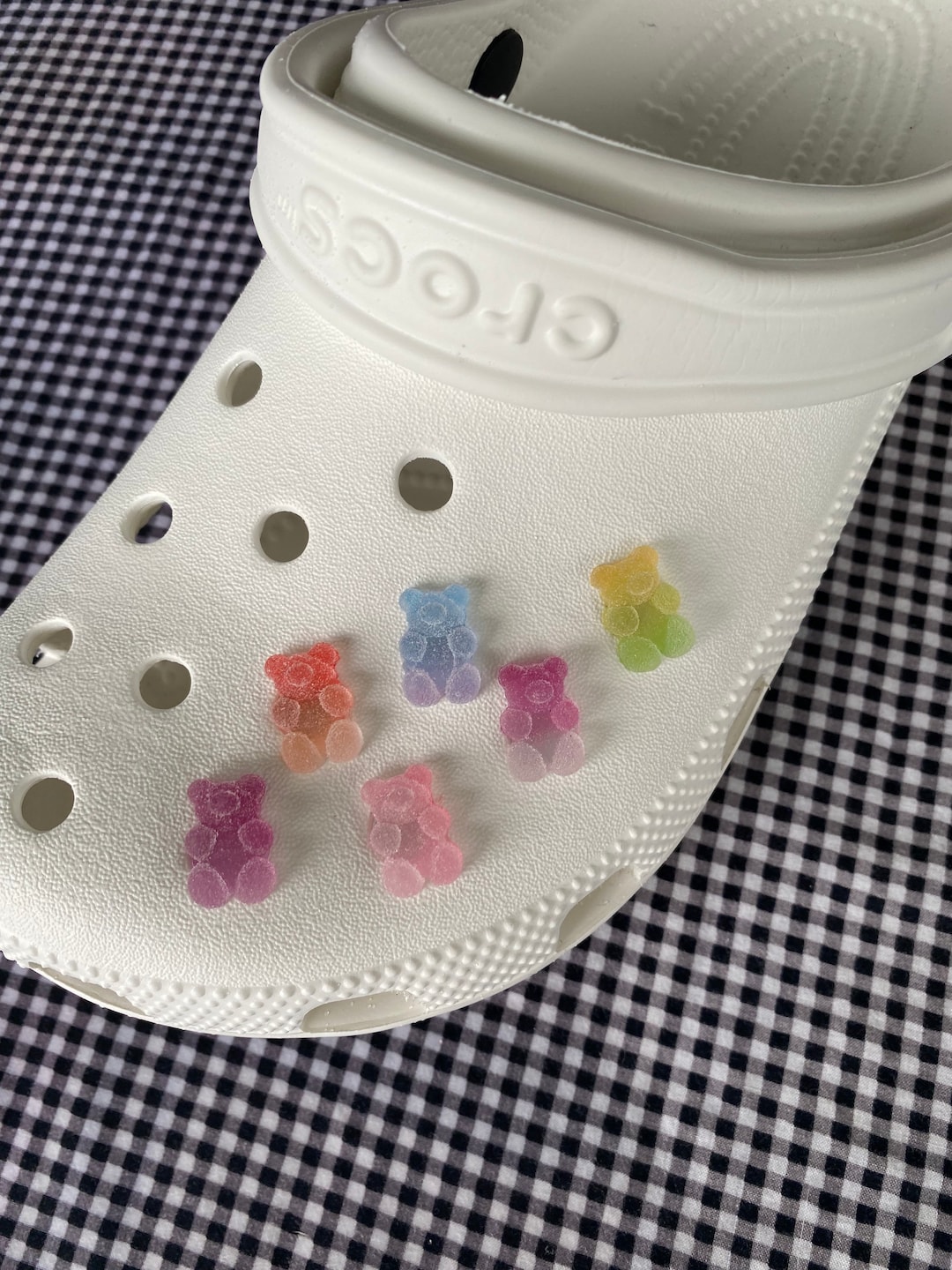 Croc Shoe Charms Sugar-coated Gummy Bears Gradient - Etsy