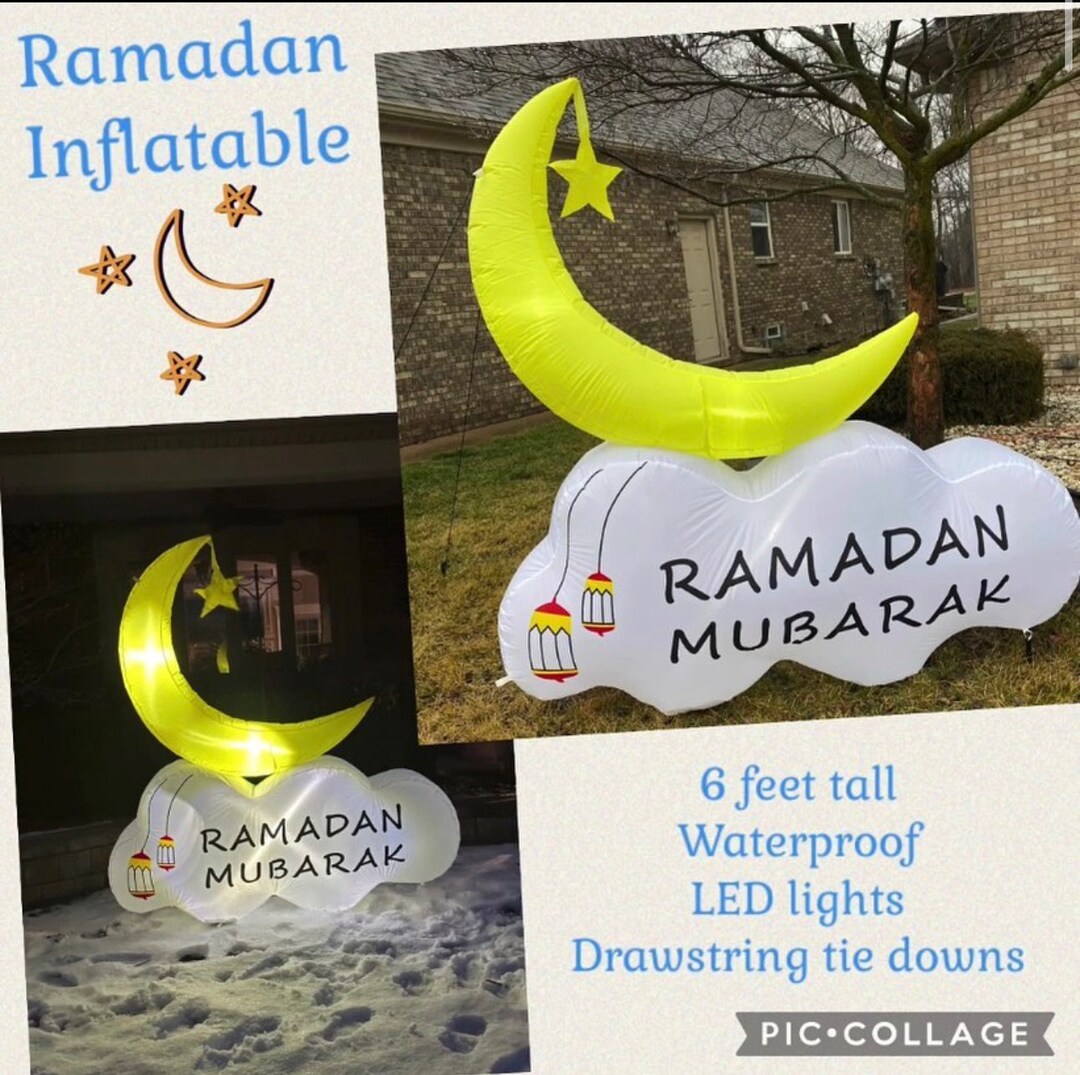 Crescent Moon Inflatable - Etsy