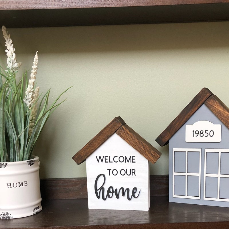 House Shaped Sign - Etsy