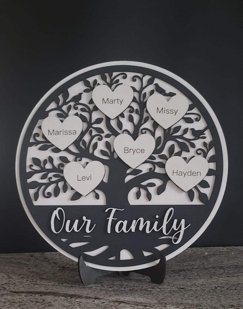 Grandkids Tree Wood Sign, Our Family Wood Sign, Mothers Day Gift ...