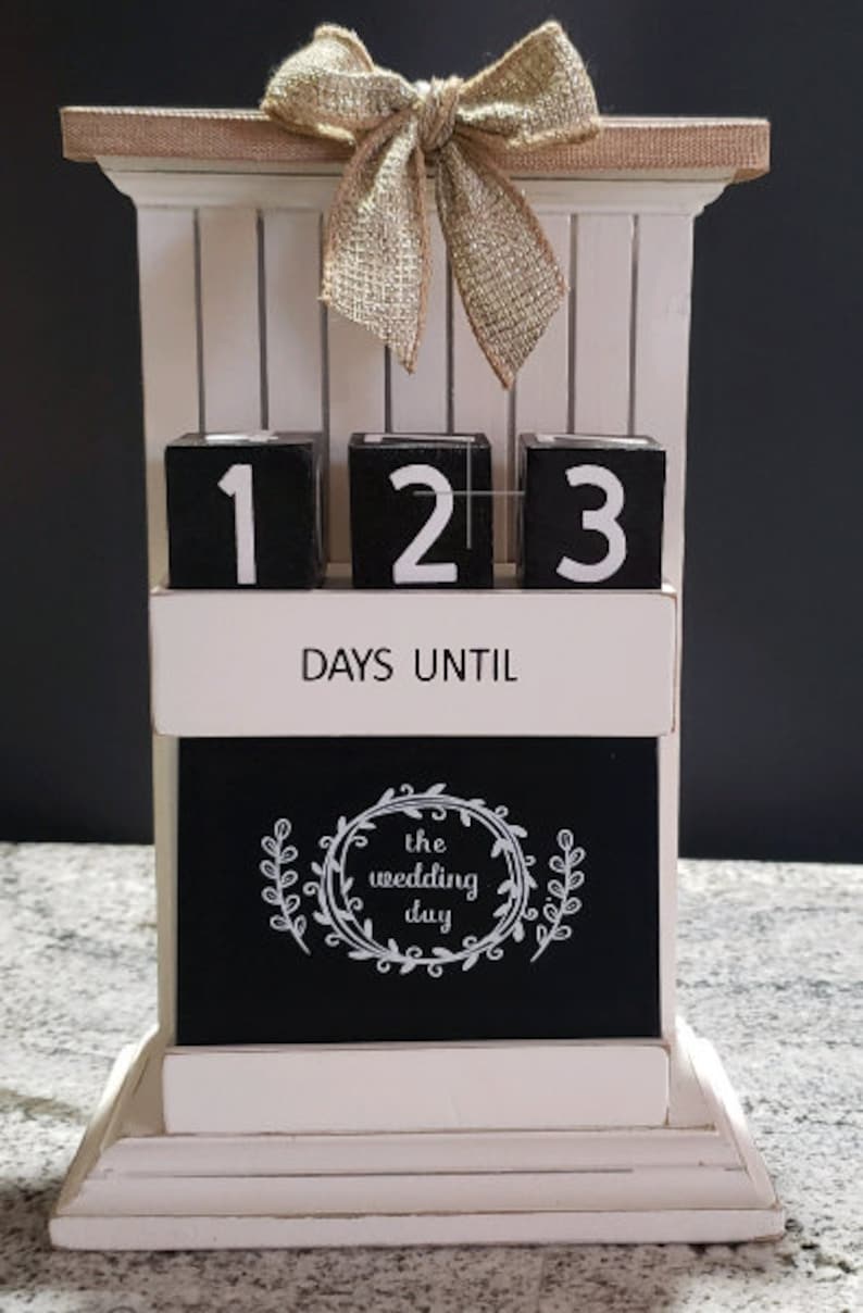 Countdown Blocks Wedding Countdown Christmas Countdown - Etsy