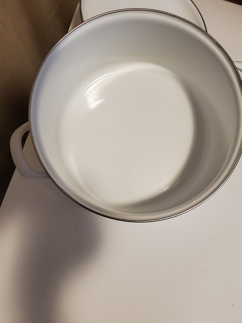 6 Quart Stock Pot White-new - Etsy