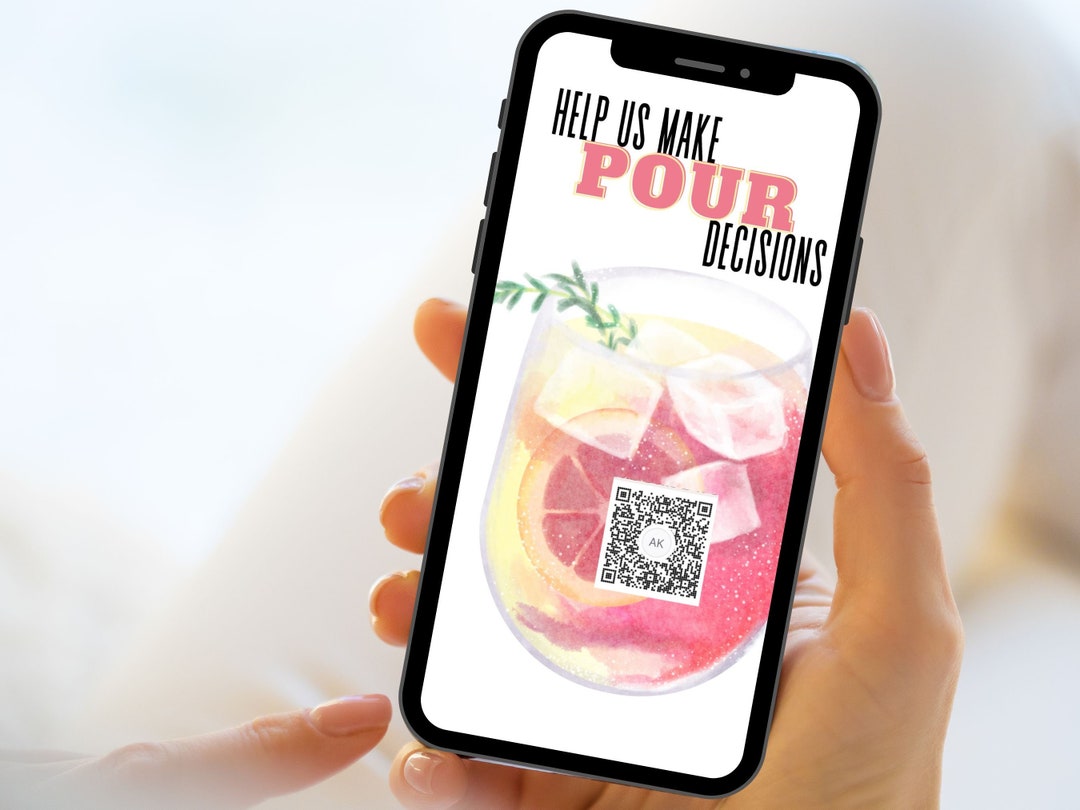 Buy the Bride a Drink, Venmo QR Code, Buy the Bride, Bachelorette Venmo ...