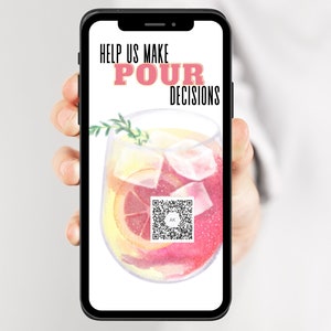 Buy the Bride a Drink, Venmo QR Code, Buy the Bride, Bachelorette Venmo ...