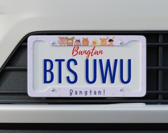 Bts Army License Plate Frame - Etsy