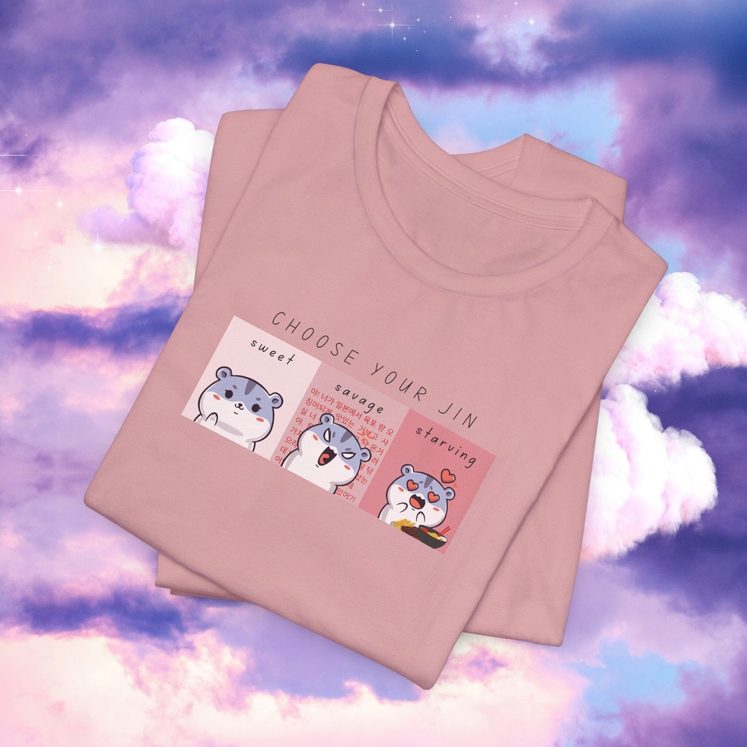 Choose Your Jin Tshirt | Seokjin Jin | Kpop Merch | Bangtan OT7 ARMY ...