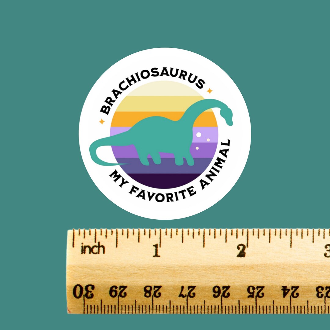BTS Meme Sticker Brachiosaurus My Favorite Animal BTS Inspired Sticker ...