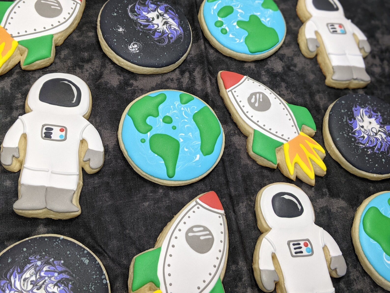Astronaut / Outer Space Cookies 1 Dozen - Etsy