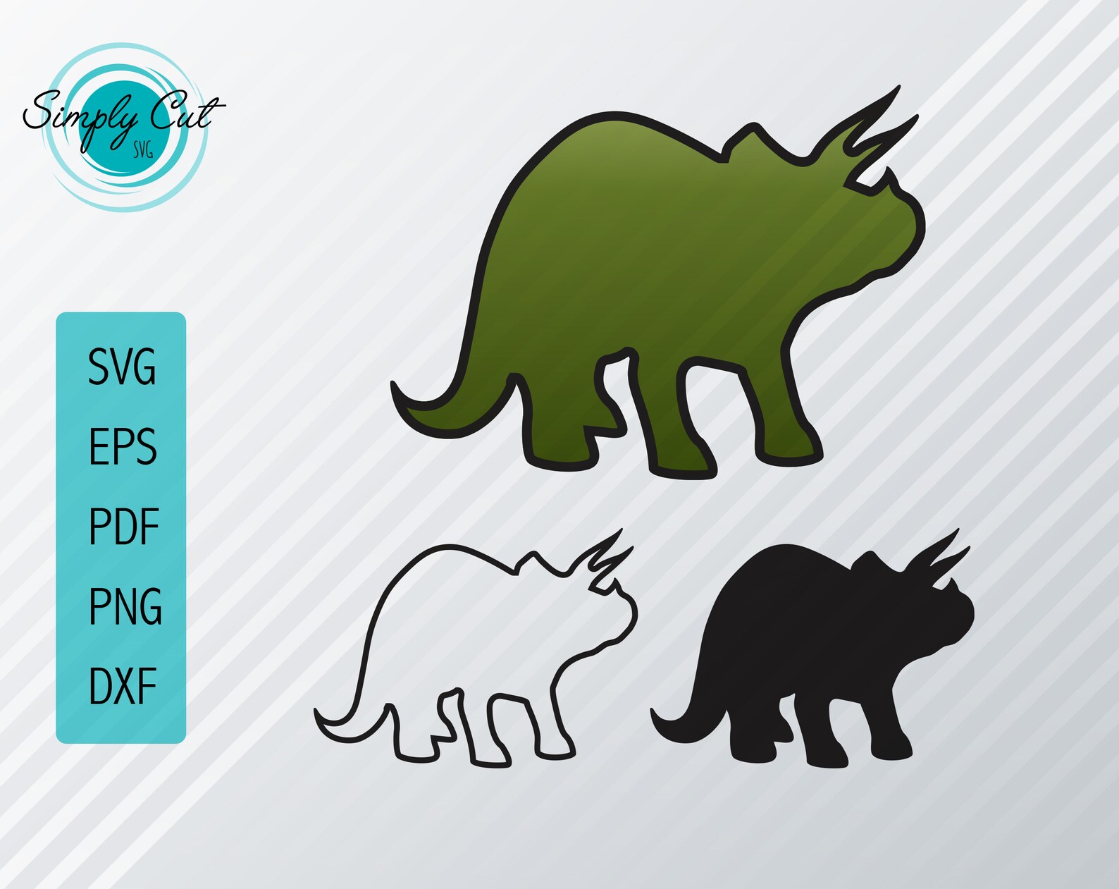 Dinosaur Layered SVG Cut File T-rex SVG Dinosaur - Etsy