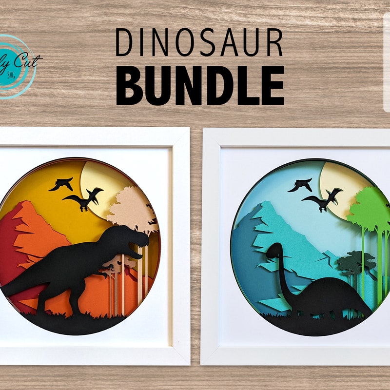 Dinosaur Shadow Box - Etsy
