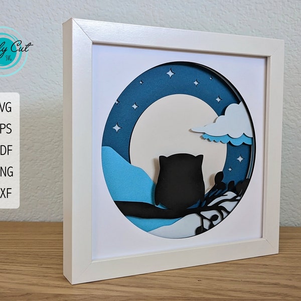 Owl Box Template - Etsy