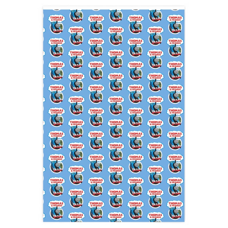 Thomas the Train Wrapping Paper - Etsy