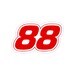 Dale Jarrett 88 NASCAR Racing Sticker - Etsy