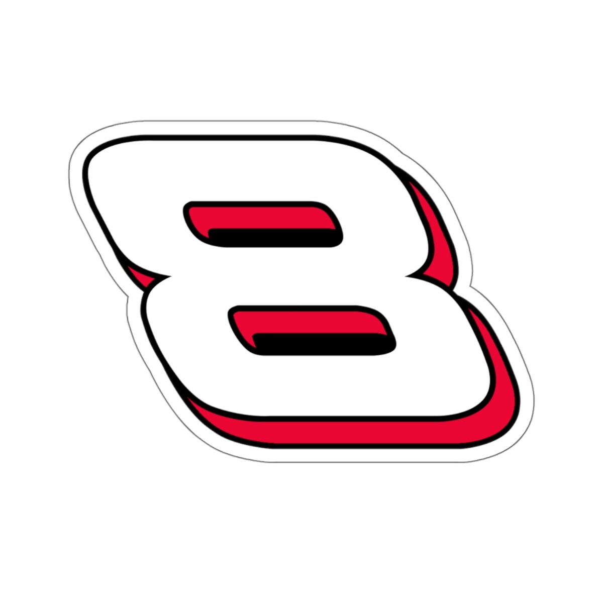 Dale Earnhardt Jr 8 NASCAR Racing Sticker - Etsy