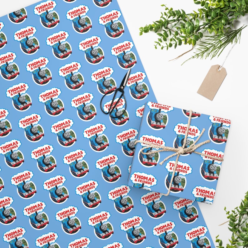 Thomas the Train Wrapping Paper - Etsy