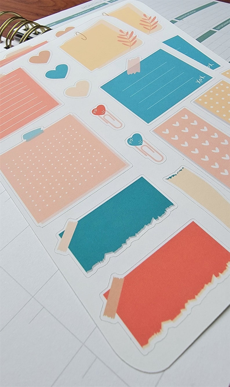 Sticky Note Planner Sticker Sheets Decorate Your Planner - Etsy