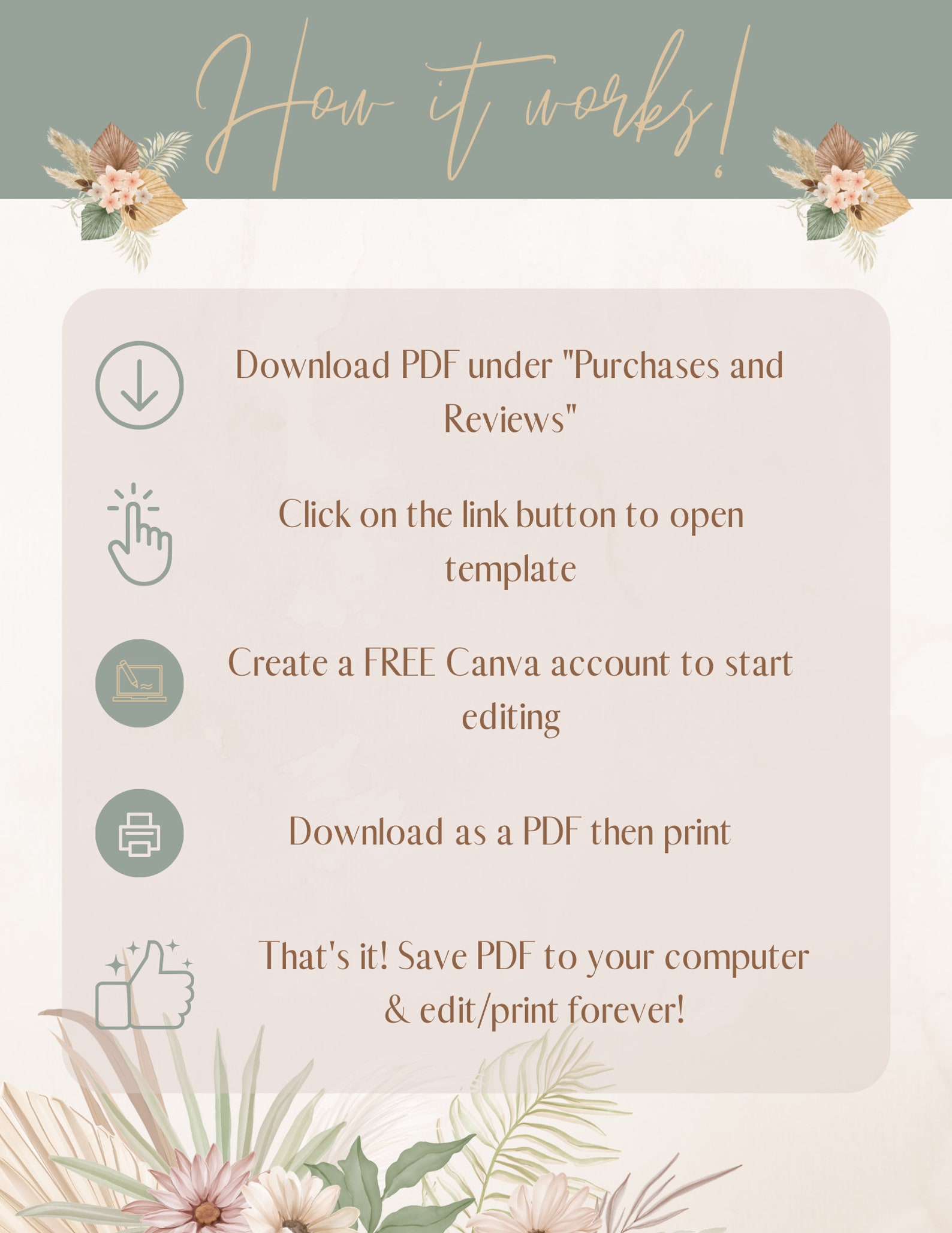 INSTANT DOWNLOAD Weekly Menu Printable, PDF, Meal Planning - Etsy