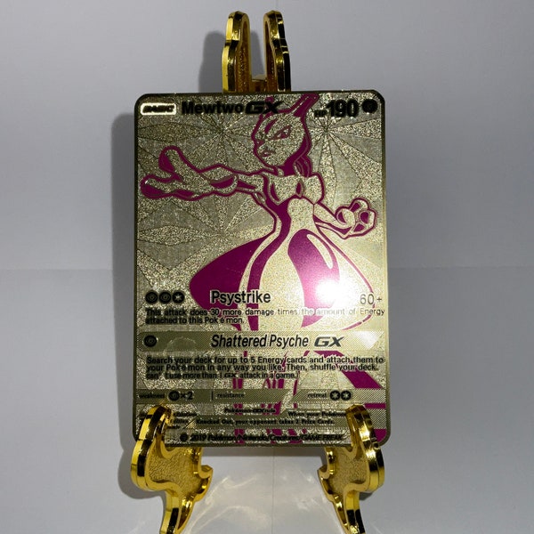 Mewtwo Gx Metal - Etsy