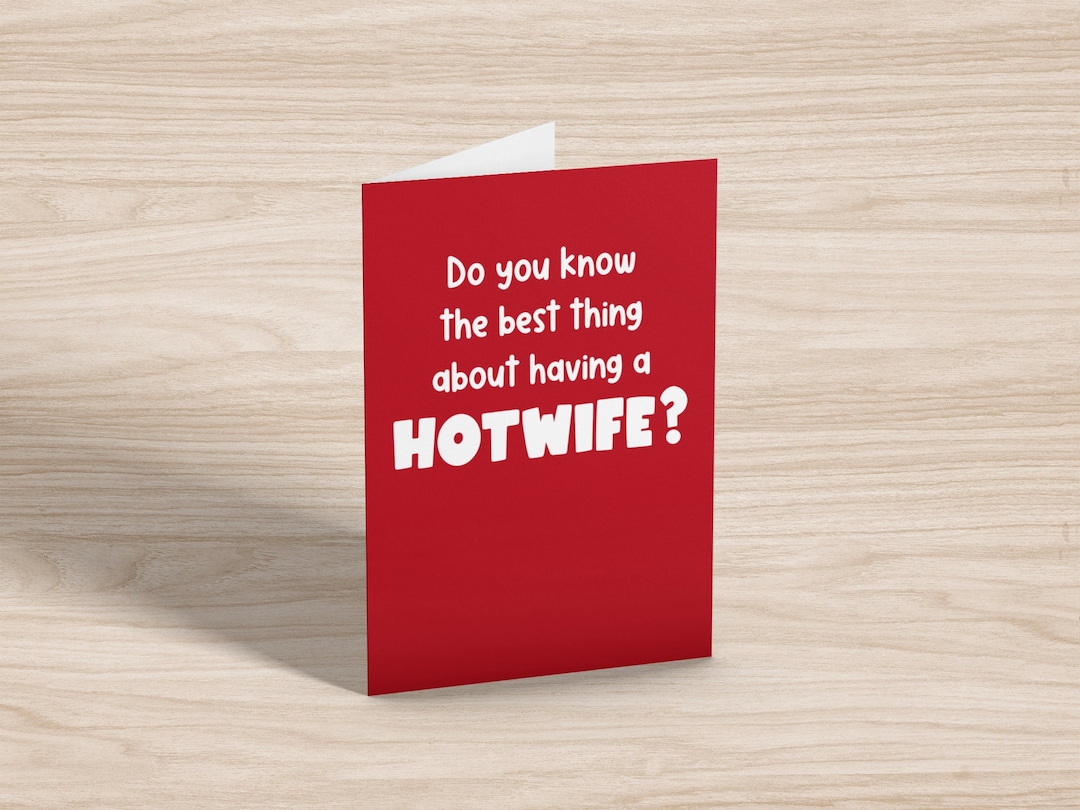 Sexy Valentine Card for Hotwife, Mistress Whore Slutty Wife Greeting Cards for Her, Funny ...