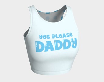 Yes Daddy Crop Top - Etsy