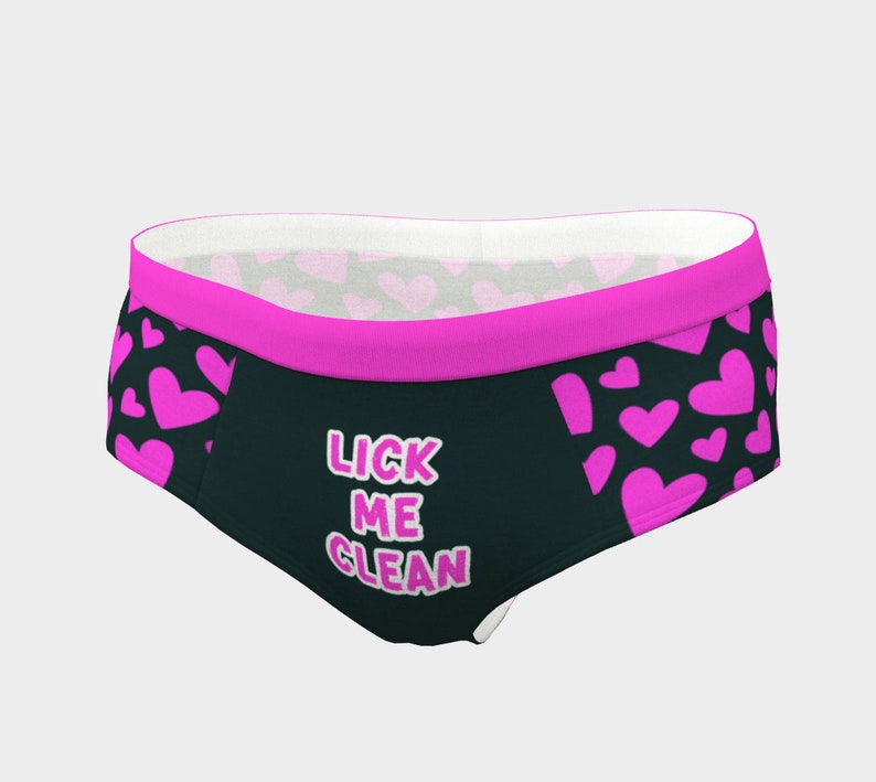 Femdom Cuckold Panties Lick Me Clean Panty Hotwife Lingerie Etsy