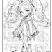 Spell Casters Anime Coloring Book Magical Anime Art Fantasy Wizards ...