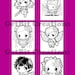 Cute Chibi Coloring Book for Digital Download Fantasy Adventure ...