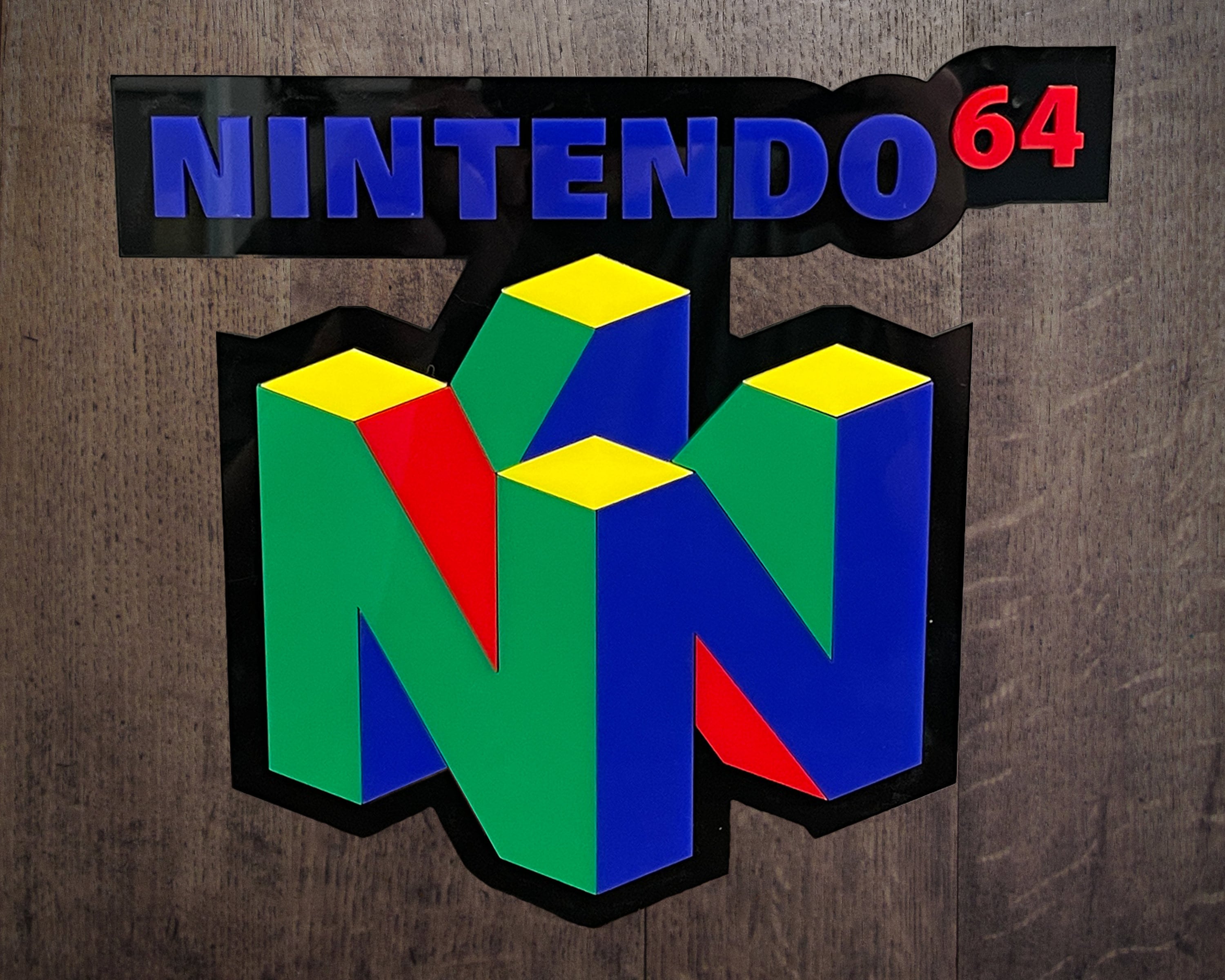 Nintendo 64 Acrylic Sign / Game Room Sign - Etsy