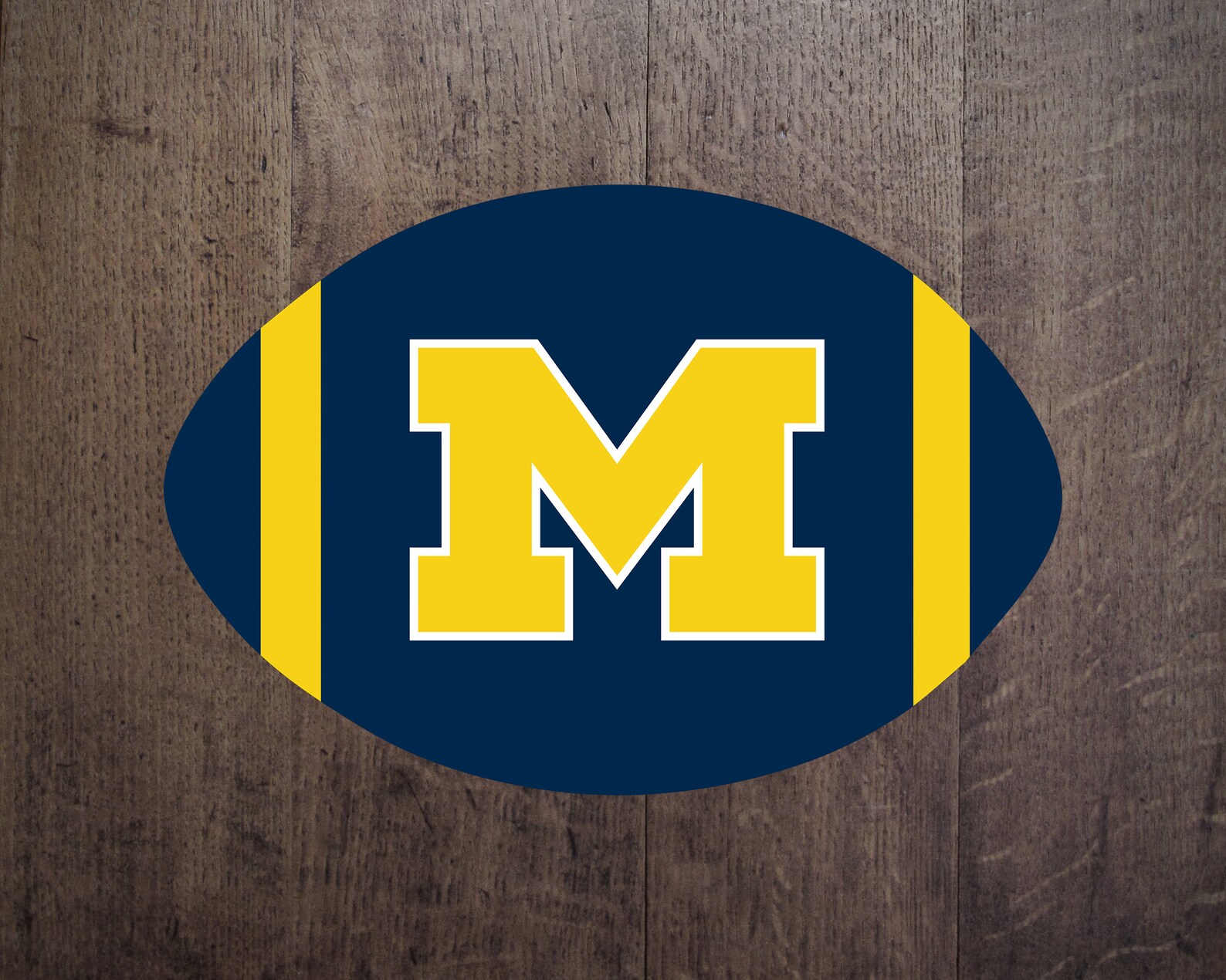 University of Michigan Football / College Football Sign / Michigan ...