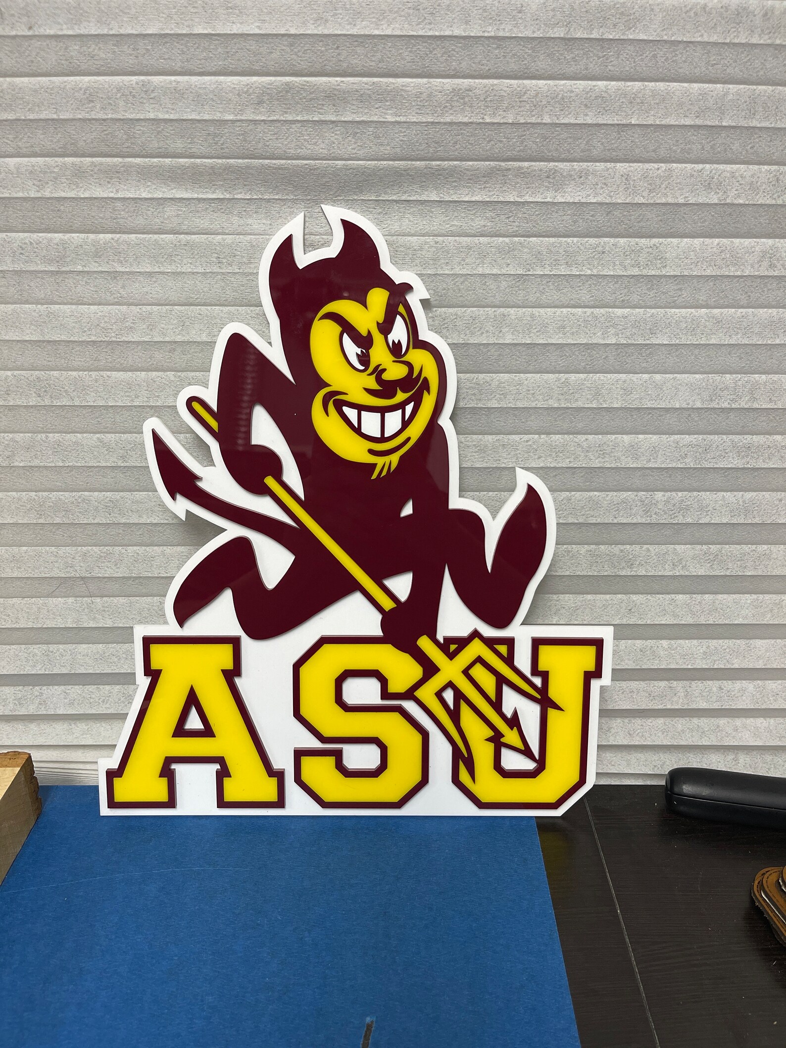 Arizona State University Logo Acrylic Sign / Bar Sign / ASU - Etsy
