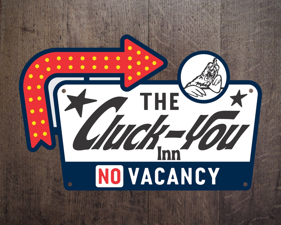 Cluck You Inn / Chicken Coop Sign / Acrylic Sign - Etsy
