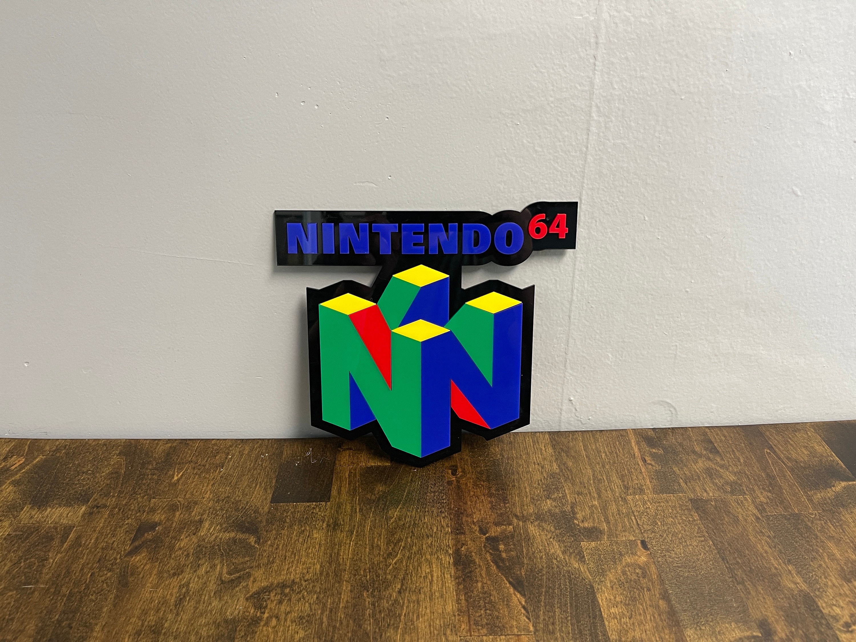 Nintendo 64 Acrylic Sign / Game Room Sign - Etsy