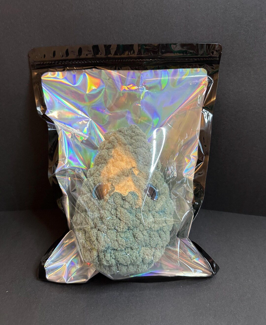 Crochet Big Giant Large Blue Haired Weed Nug Nugget Plushie Amigurumi ...