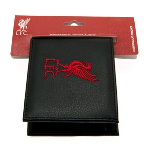 Liverpool FC Crest Embroidered PU Leather Wallet Official Football Gift ...